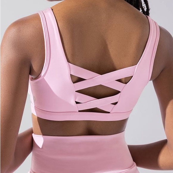 POPFLEX | Tops | Popflex Corset Bra In Bubblegum Pink | Poshmark